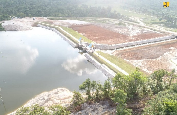 Pembangunan Embung Sungsang Dukung Penambahan Pasokan Air Baku di Kampar